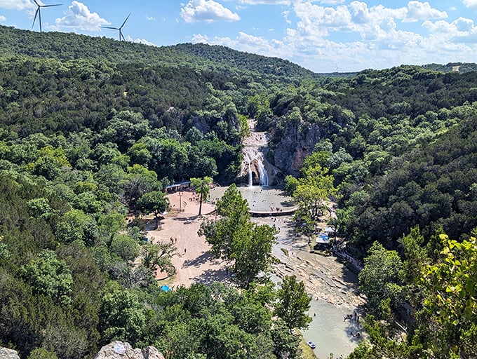 From this vantage point, you can see why generations of Oklahomans have made the pilgrimage to these waters. Worth every mile.