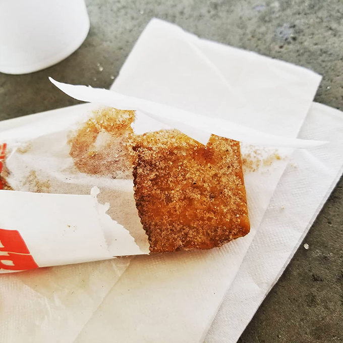 Golden, crispy, and mysteriously addictive &ndash; this modest square of fried perfection might just be worth the trip alone.
