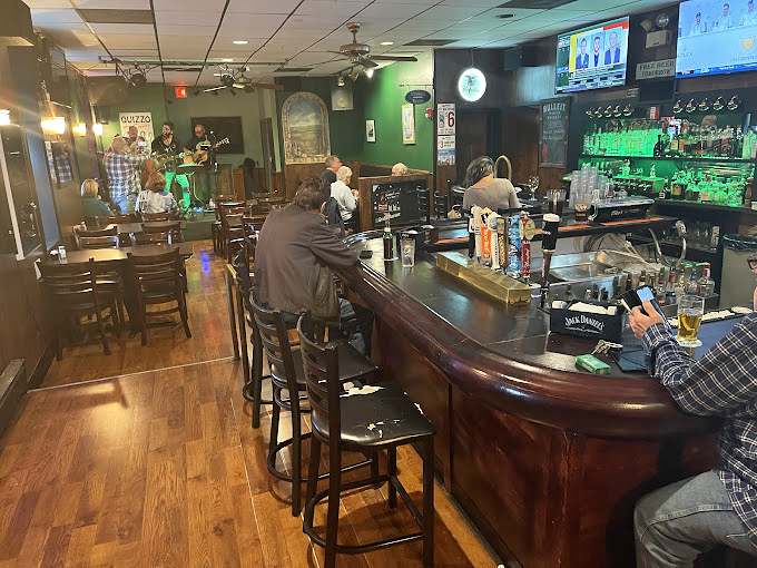 Not part of Gaudiello's &ndash; this appears to be a bar setting unrelated to the sandwich shop featured in the article.