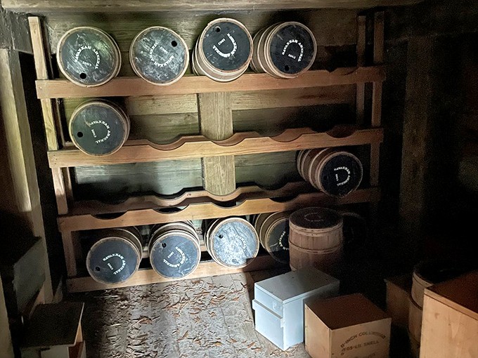 The fort's powder magazine stored the essentials of 19th-century warfare. Think of it as Amazon delivery circa 1864, but significantly more explosive.