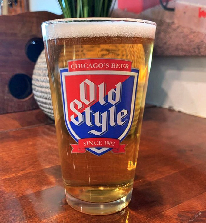 Nothing complements comfort food like a properly poured beer. That perfect head on an Old Style brings back memories you didn't even know you had.