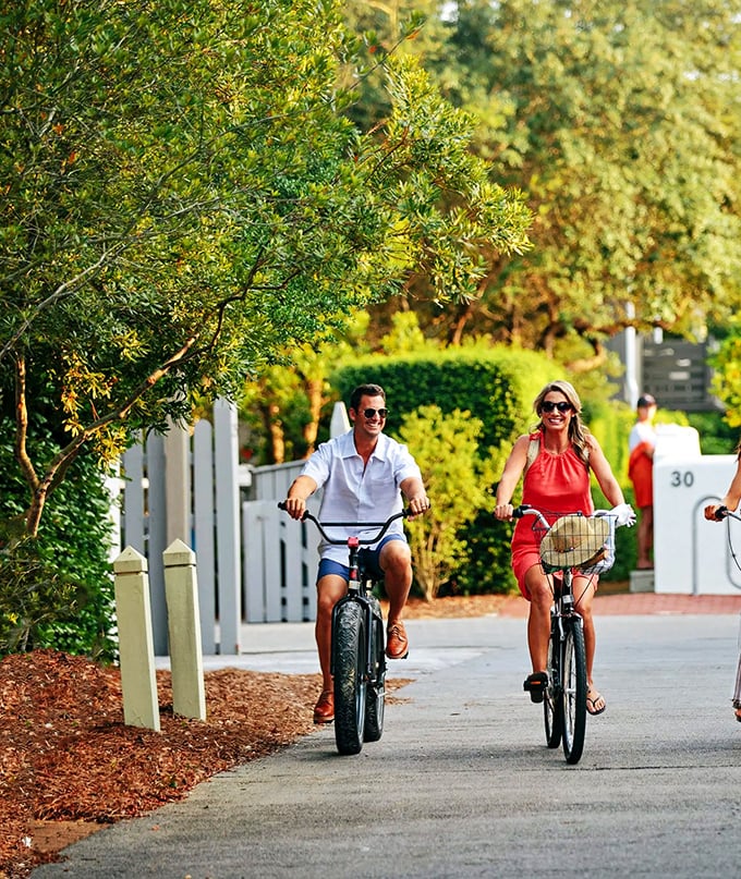 Biking is practically mandatory in Rosemary Beach&mdash;the perfect activity for working off breakfast while scouting locations for second breakfast.