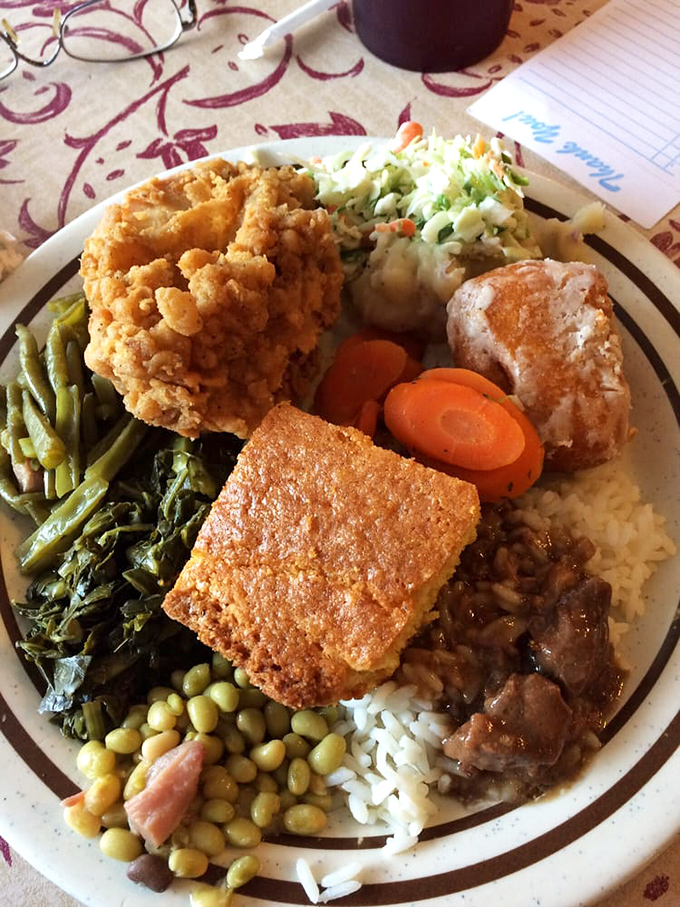 Southern comfort on a plate&mdash;where crispy fried chicken meets vegetables that have been simmered with generations of know-how.