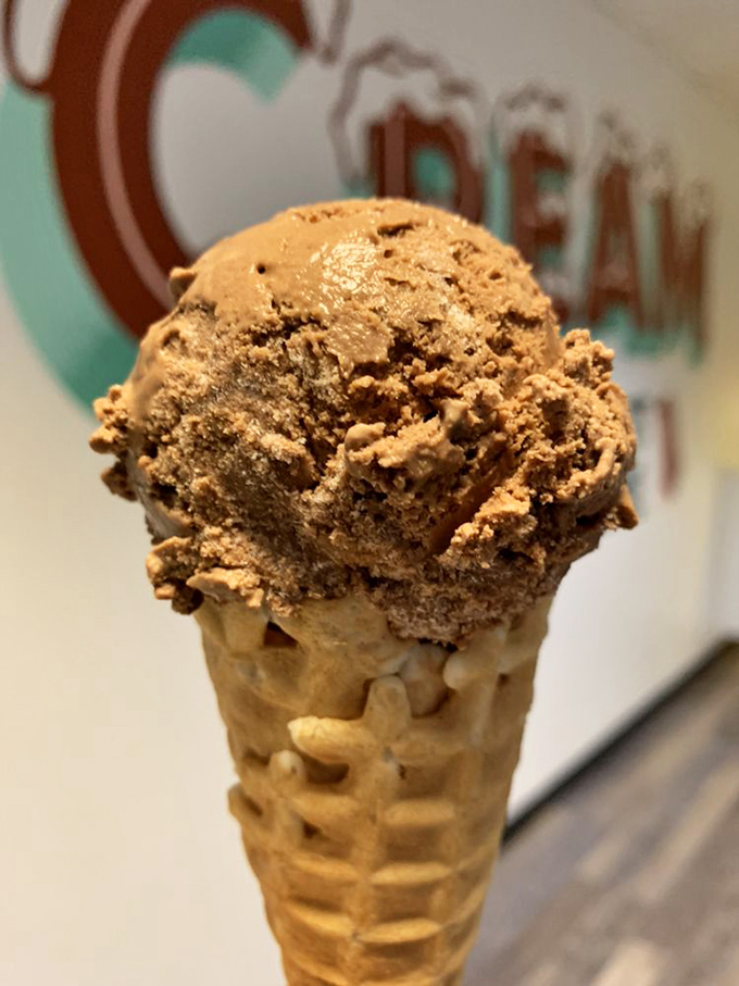 The holy trinity of ice cream sampling: chocolate, vanilla, and strawberry in cow-print cups&mdash;a flavor flight that beats any wine tasting.