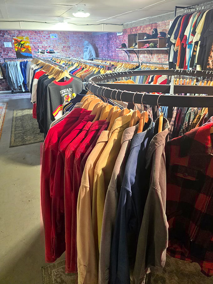 The clothing section is organized chaos &ndash; a rainbow of fabrics where your next signature vintage piece is hiding in plain sight.
