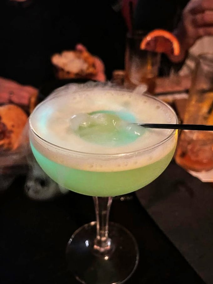 This glowing green elixir isn't radioactive &ndash; though your taste buds might experience a supernatural awakening with just one sip. 