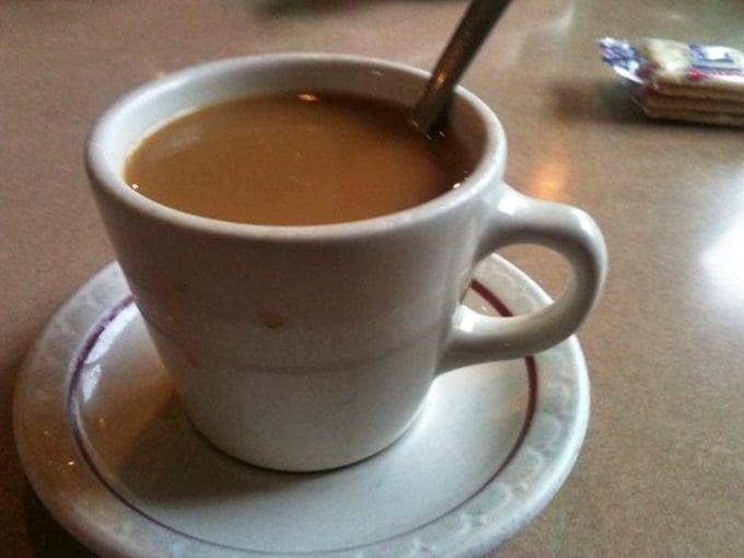 Simple pleasures: A proper diner coffee &ndash; not pretentious, not fancy, just the reliable morning companion we all deserve.
