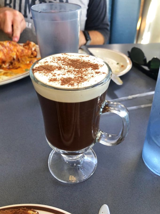 Coffee this good doesn't need fancy Italian names or artisanal foam&mdash;just a mug big enough to hold liquid happiness topped with a dusting of cinnamon.