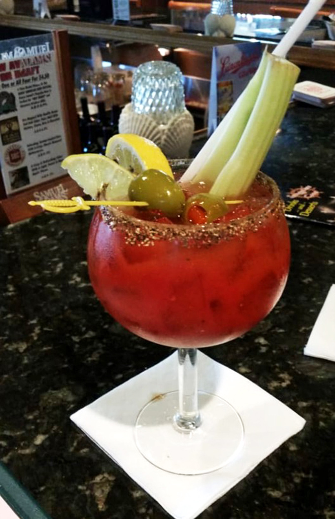 This isn't just a Bloody Mary&mdash;it's a garden in a glass with enough garnishes to count as a small appetizer. Brunch goals achieved.