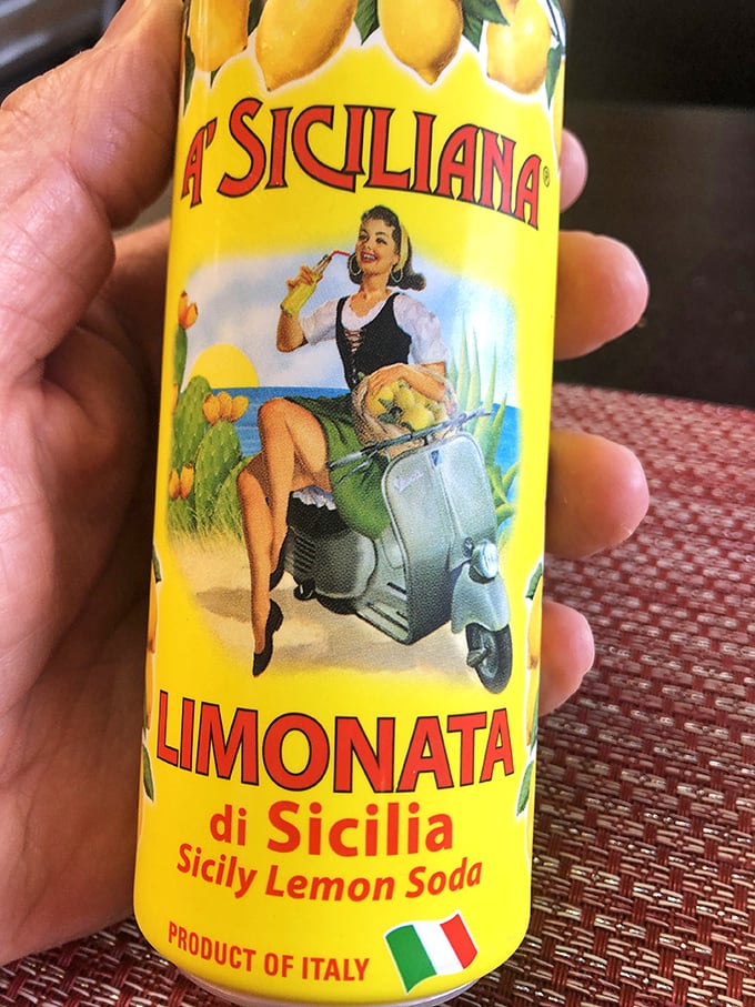 La Siciliana Limonata—because sometimes you need something bright and bubbly to cut through all that glorious pasta richness.