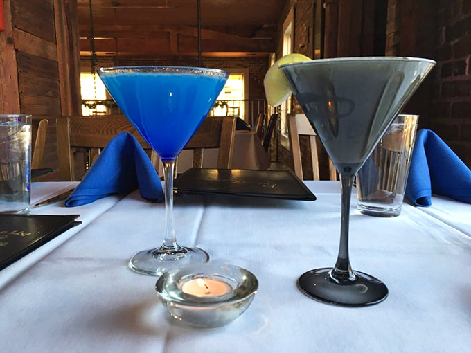 These aren't just cocktails; they're liquid artwork with a purpose. One sip of that vibrant blue Piedmontini and suddenly Monday feels suspiciously like Friday.