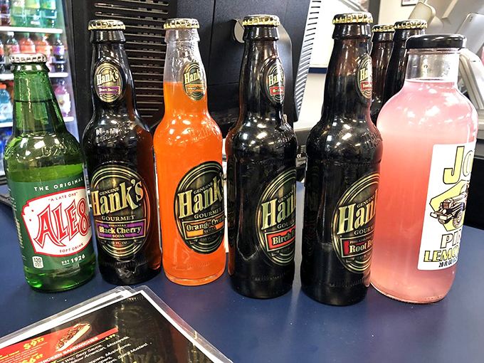 The lineup of authentic Philly drinks&mdash;because washing down greatness requires proper hydration.