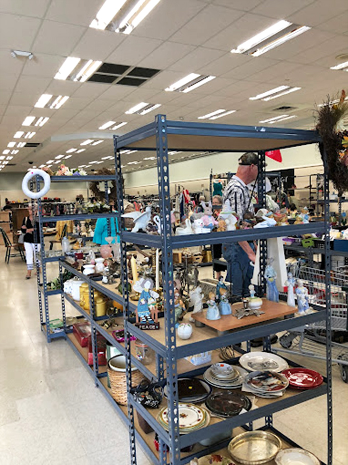 Shelf after shelf of knickknacks and figurines&mdash;each one previously loved, now waiting for their second act in someone else's curio cabinet.