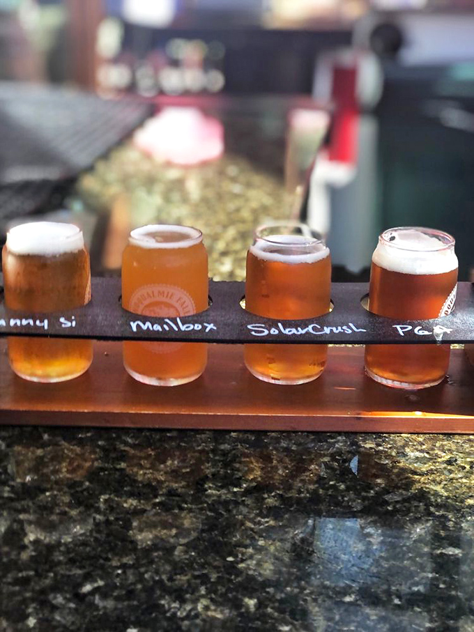The beer flight&mdash;civilization's greatest invention since sliced bread. Four chances to fall in love, no commitment required.