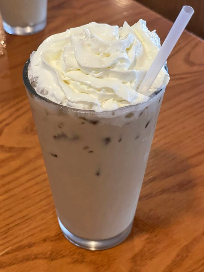 Not just iced coffee, but a creamy, whipped-topped vacation in a glass&mdash;because sometimes breakfast deserves its own dessert.