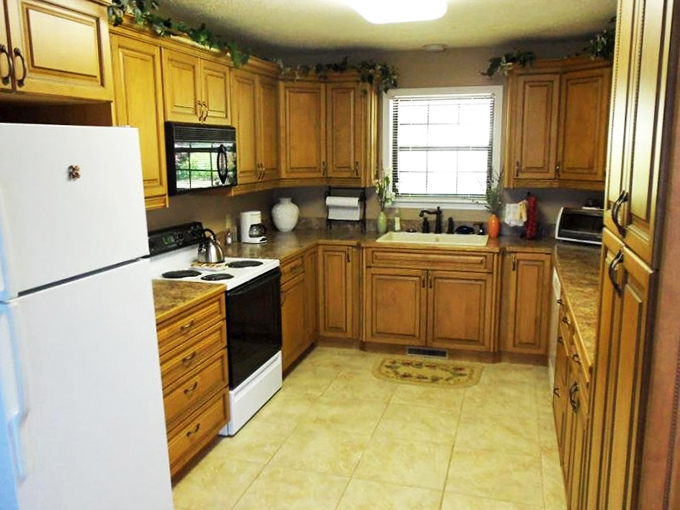 A kitchen that promises home-cooked goodness, where farm-to-table isn't a trendy concept but simply the way things have always been done here.