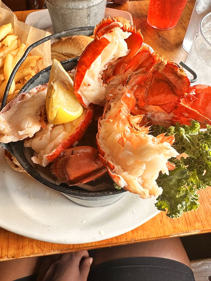 Lobster so fresh and perfectly prepared, it makes you wonder if the kitchen has a secret underwater tunnel to Maine.