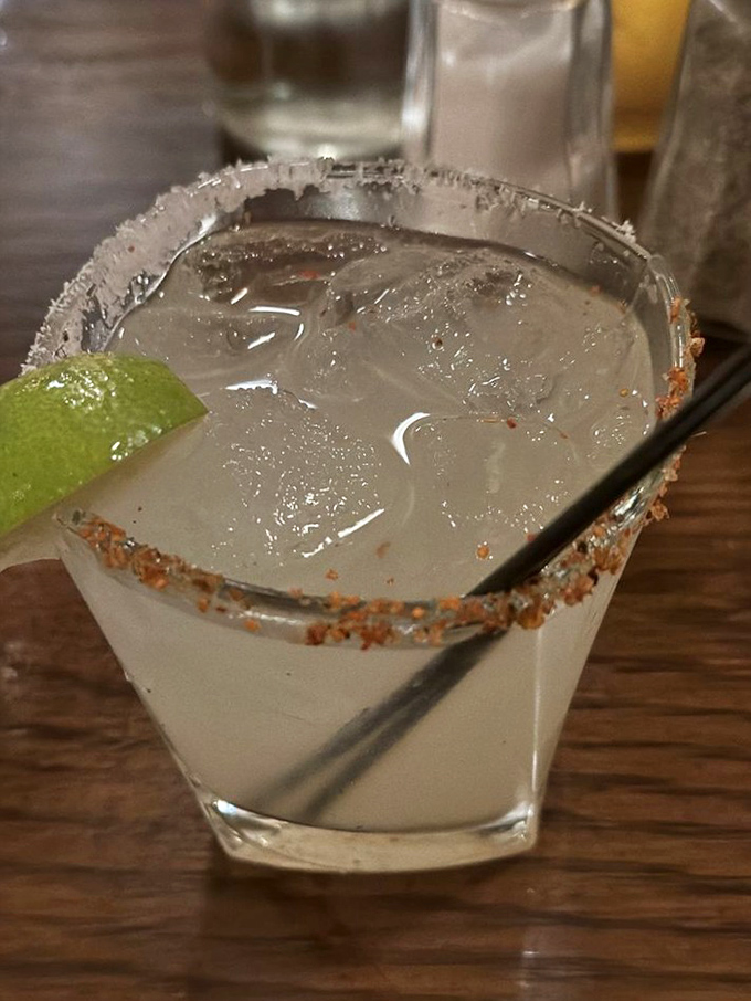 The salt-rimmed margarita&mdash;where tequila meets lime in a glass that promises to make the desert heat a distant memory.