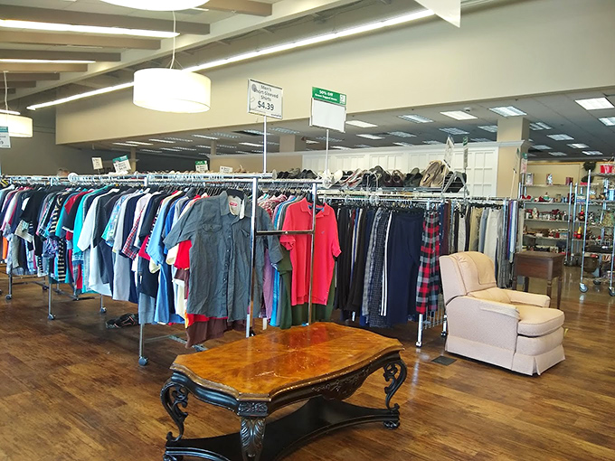 That coffee table isn't just furniture&mdash;it's a conversation piece. "Oh this? Just a little something I rescued from Goodwill for less than a tank of gas."