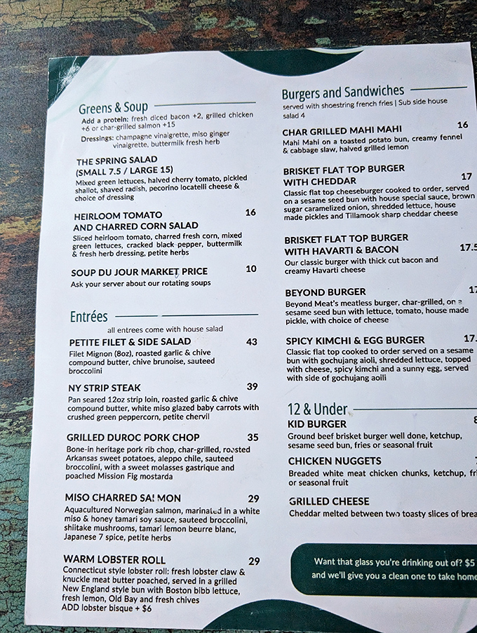 A menu that makes decision-making painful&mdash;when choosing between a warm lobster roll and miso-charred salmon feels like Sophie's Choice for your stomach.