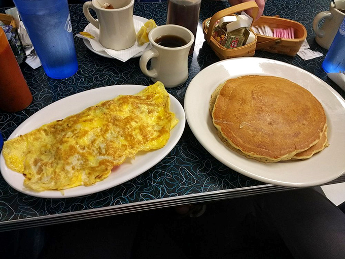 Pancakes and omelets: the Batman and Robin of breakfast, fighting hunger crimes across Ohio one satisfied customer at a time.