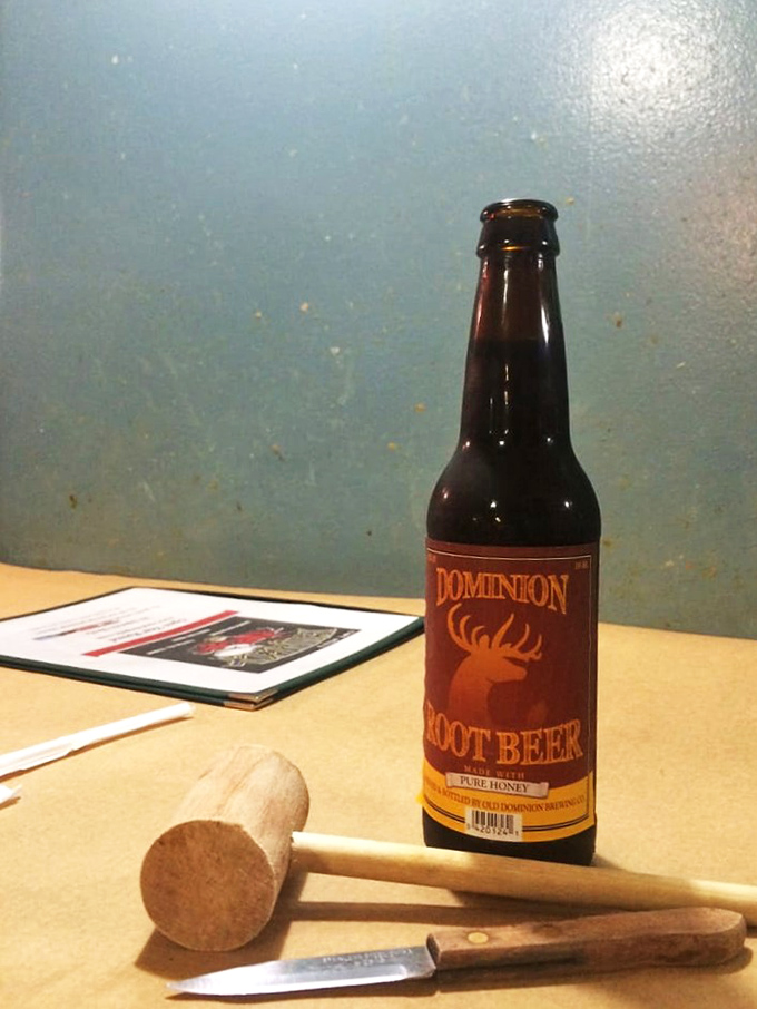 Nothing complements a crab feast like a Dominion Root Beer and the tools of the trade. Sweet meets savory in perfect harmony.