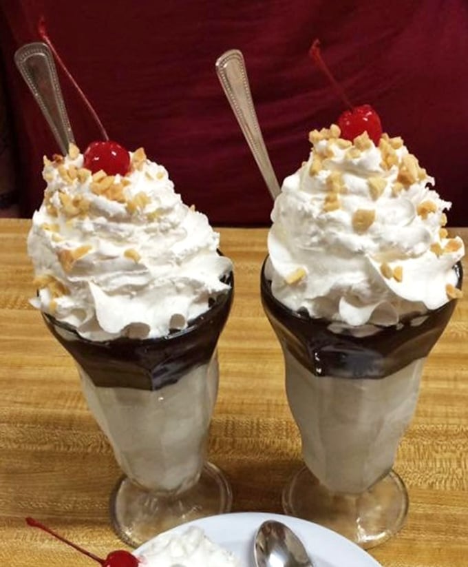 These aren't just milkshakes&mdash;they're edible nostalgia topped with whipped cream mountains and cherries that actually taste like cherries.