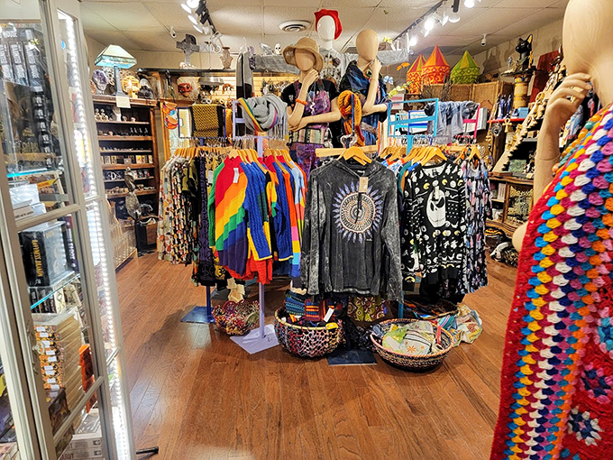 Cosmic fashion statement or conversation starter? These celestial-themed shirts practically guarantee you'll never blend into the wallpaper at parties.