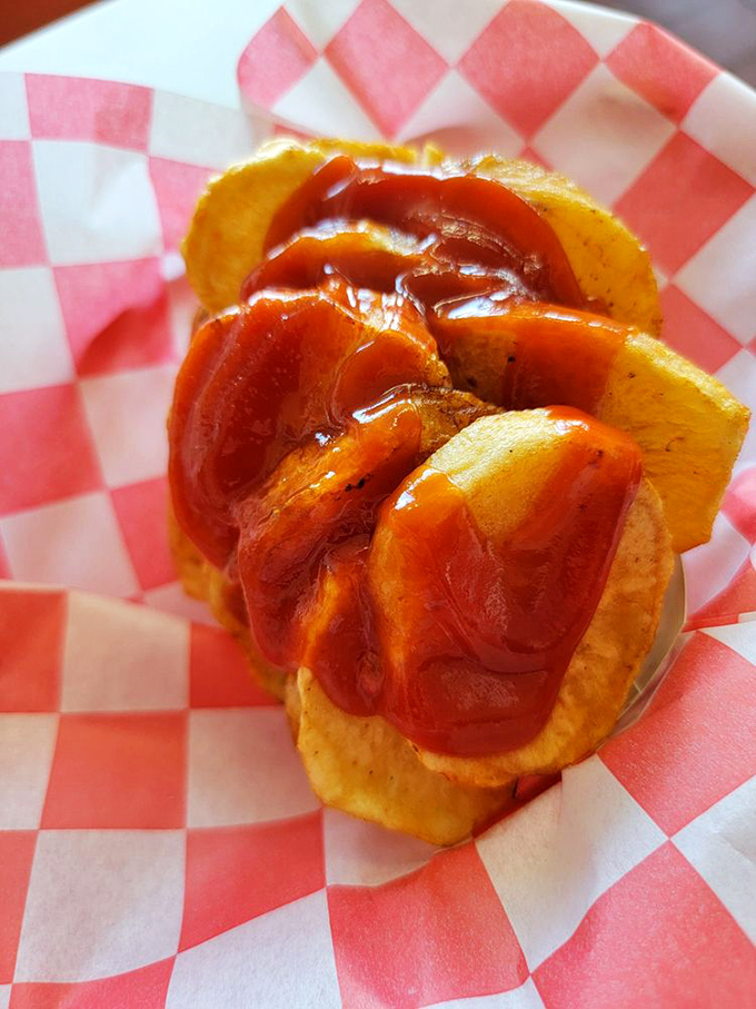 Those potatoes aren't just a side&mdash;they're main characters in their own delicious drama, waiting for their ketchup curtain call.