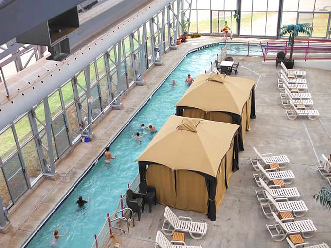 Cabana life in landlocked Oklahoma &ndash; proof that beach vibes can exist anywhere with enough imagination and engineering know-how.