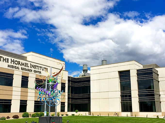 Austin's Hormel Institute represents the serious side of SPAM's hometown. Science and small-town values make a surprisingly good pair!