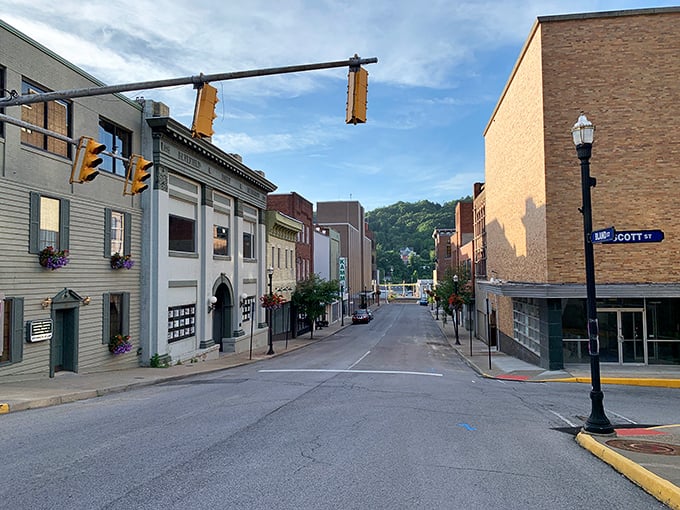 Bluefield's downtown lights up the day, proving affordable living doesn't mean giving up on fun.