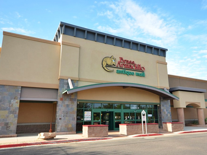 The Brass Armadillo's Goodyear location glows with southwestern charm and architectural flair. Even the building is dressed to impress!