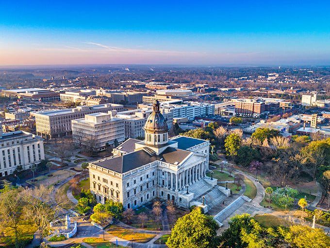 Columbia's impressive State House stands as a reminder that government efficiency might be questionable, but the city's affordability is not.