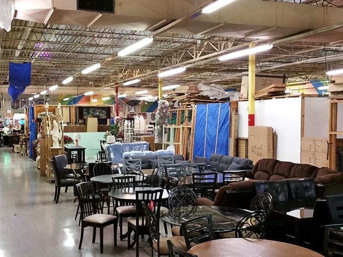 County Line's furniture section could furnish a mansion on a cottage budget. More seating options than a movie theater with better comfort guarantees!