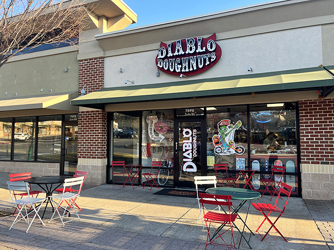 Diablo Doughnuts brings rock-and-roll attitude to Maryland's donut scene &ndash; complete with streetside seating for your post-sugar coma recovery.