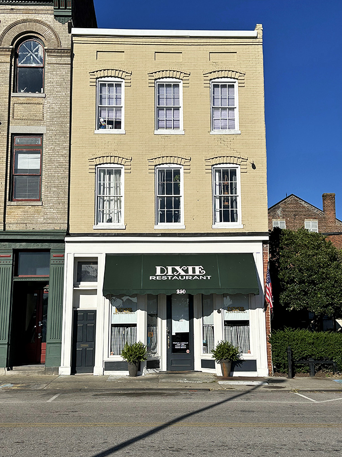 Dixie Restaurant: That unassuming green awning marks the spot where Petersburg residents have been starting their days right for generations.
