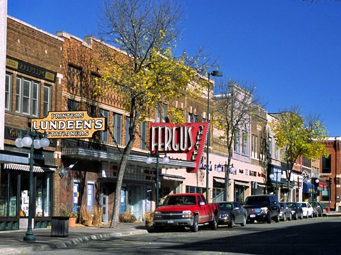 Fergus Falls' historic downtown features that magnificent courthouse dome. Impressive architecture doesn't always come with impressive price tags!