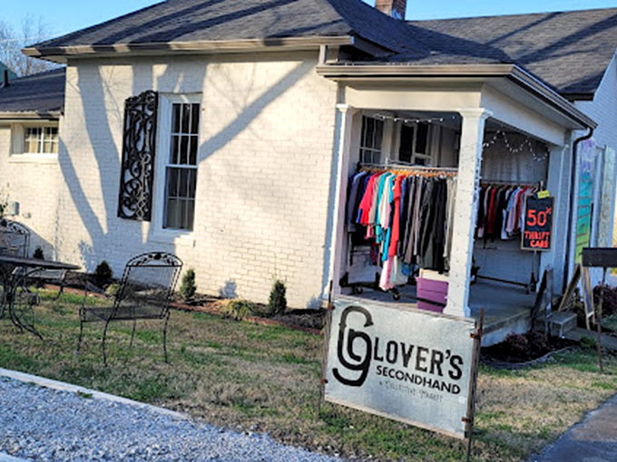 Glover's cottage charm could be a movie set, but the deals inside are the real stars of this secondhand show.
