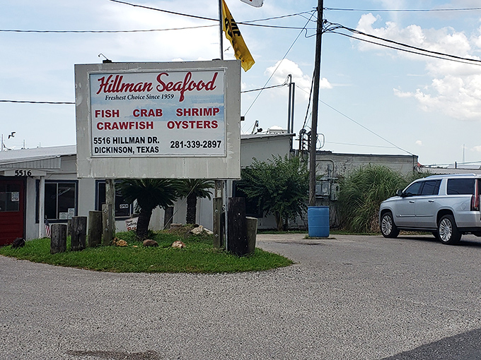 Hillman's no-frills sign has been pointing seafood lovers in the right direction since Eisenhower was president.