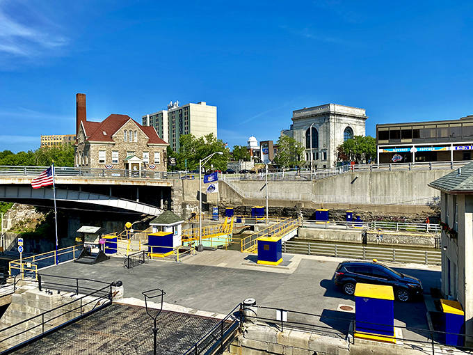 Lockport's historic locks solved the Erie Canal's biggest challenge with 19th-century ingenuity that still impresses modern engineers.