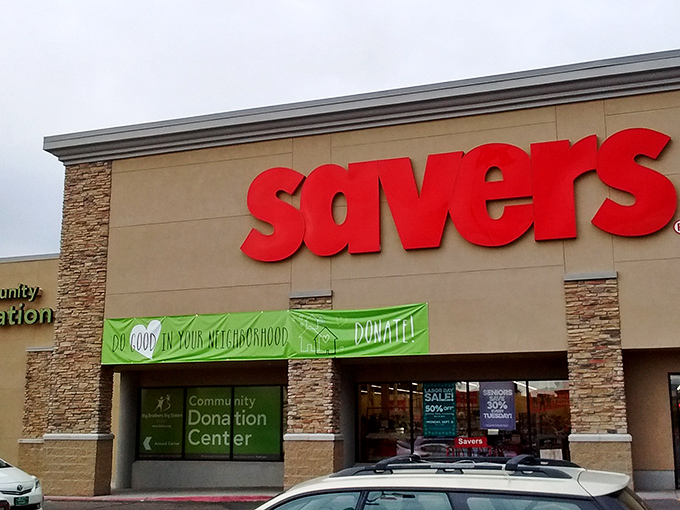 Savers' community donation center welcomes both givers and seekers &ndash; the circle of thrift life in action.