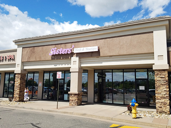 Sisters Thrift & Boutique elevates second-hand shopping with its upscale storefront &ndash; bargain hunting for the discerning treasure seeker.