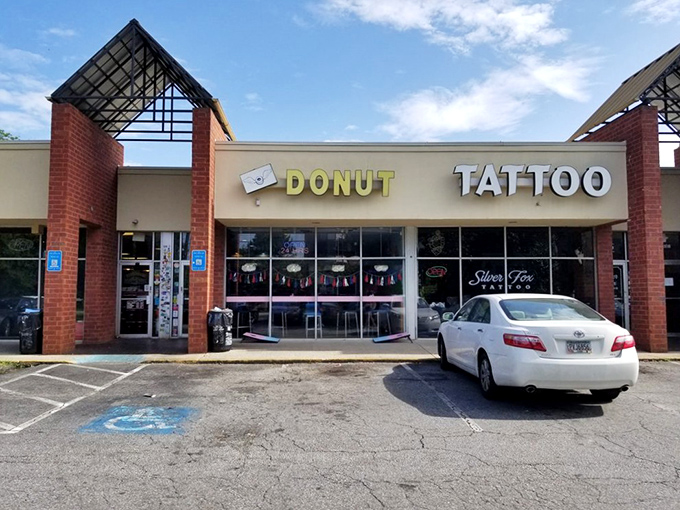 Sublime Doughnuts shares real estate with a tattoo parlor &ndash; because both are about making permanent impressions that you'll never regret.