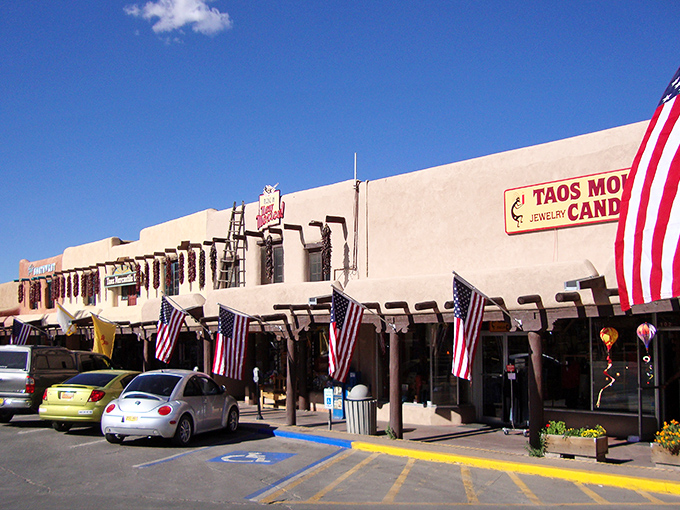 Impossibly blue skies frame this high desert haven where creativity flows as freely as the nearby Rio Grande.