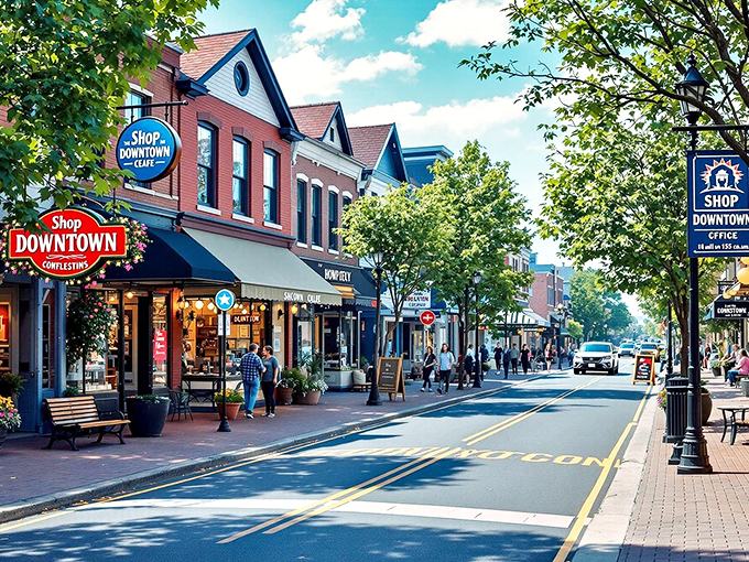 Versailles' downtown could teach master classes in how to age gracefully without excessive renovation.