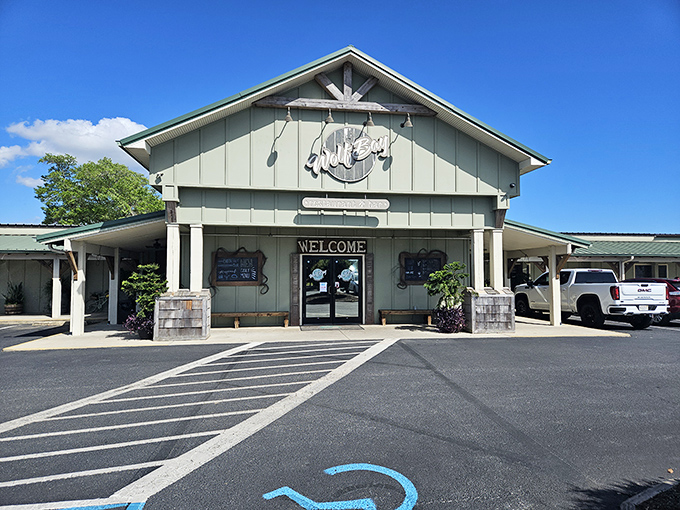 Wolf Bay's understated entrance is the seafood equivalent of a poker face &ndash; hiding royal flush-worthy gumbo behind those modest doors.