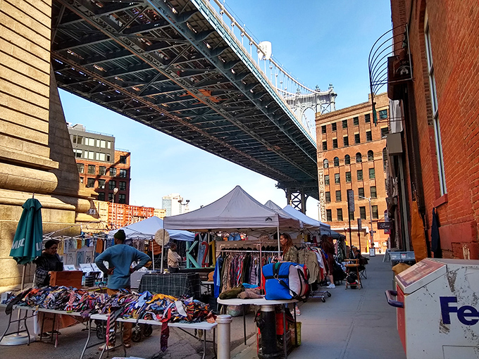Brooklyn Flea (Brooklyn): Vintage glasses catching DUMBO sunlight. Every flea market has a personality&mdash;Brooklyn's wears cool glasses and knows all the best bands.