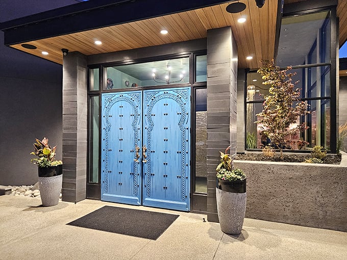 Those ornate blue doors aren't just an entrance&mdash;they're a portal to seafood nirvana. Coa Del Mar combines elegance with approachability.