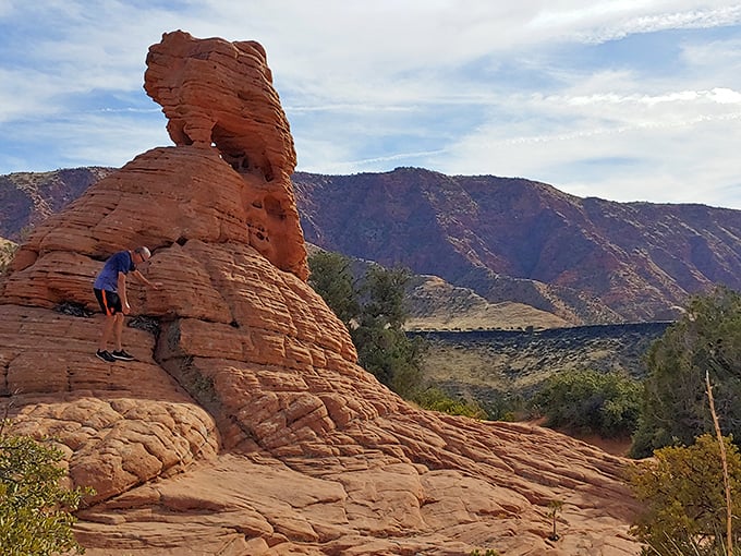 Gunlock State Park: That moment when red rock meets blue sky, creating a color palette that artists dream about.